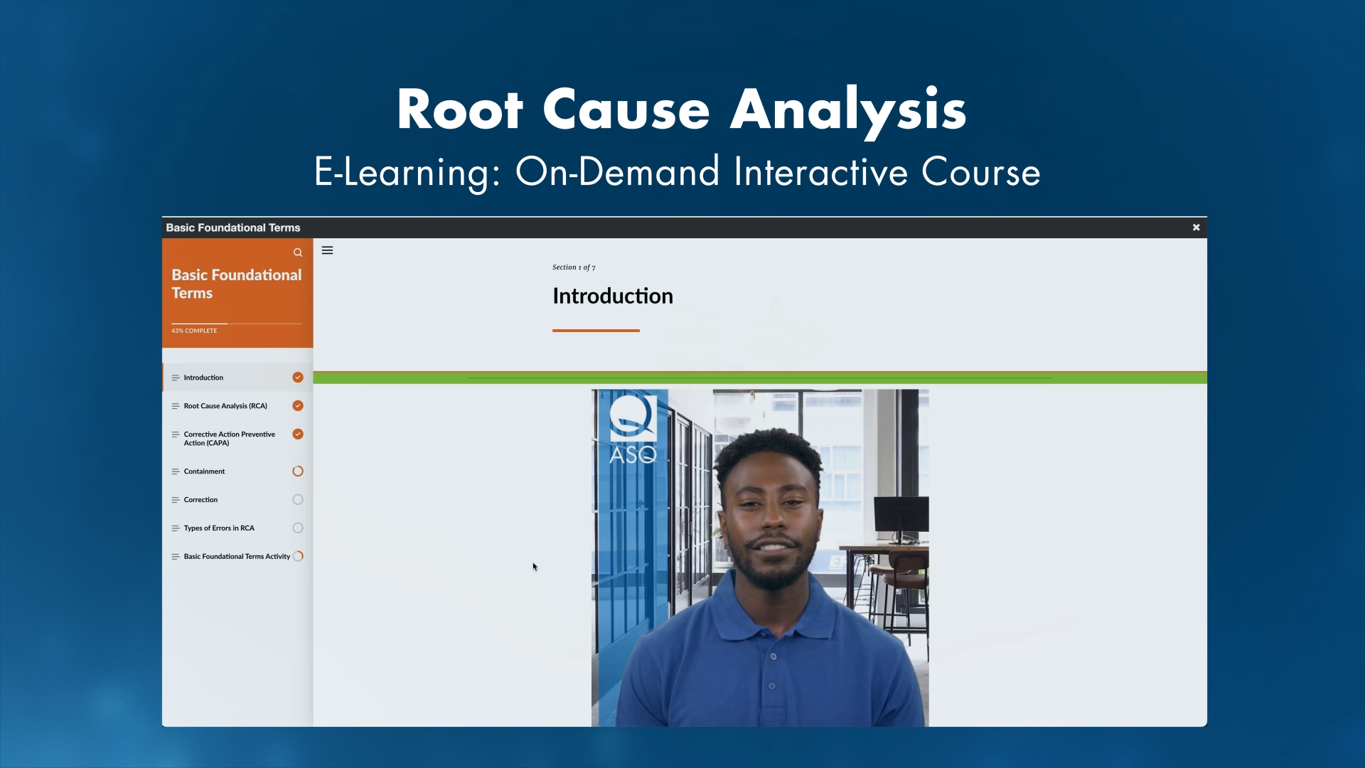 Master Root Cause Analysis with Interactive E-Learning – ASQ TV